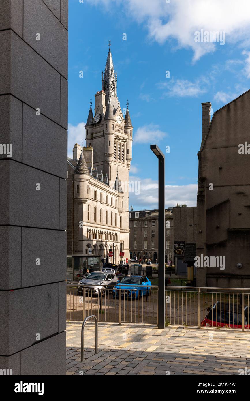 1 October 2022. Aberdeen, Scotland. This is an architecular view around ...