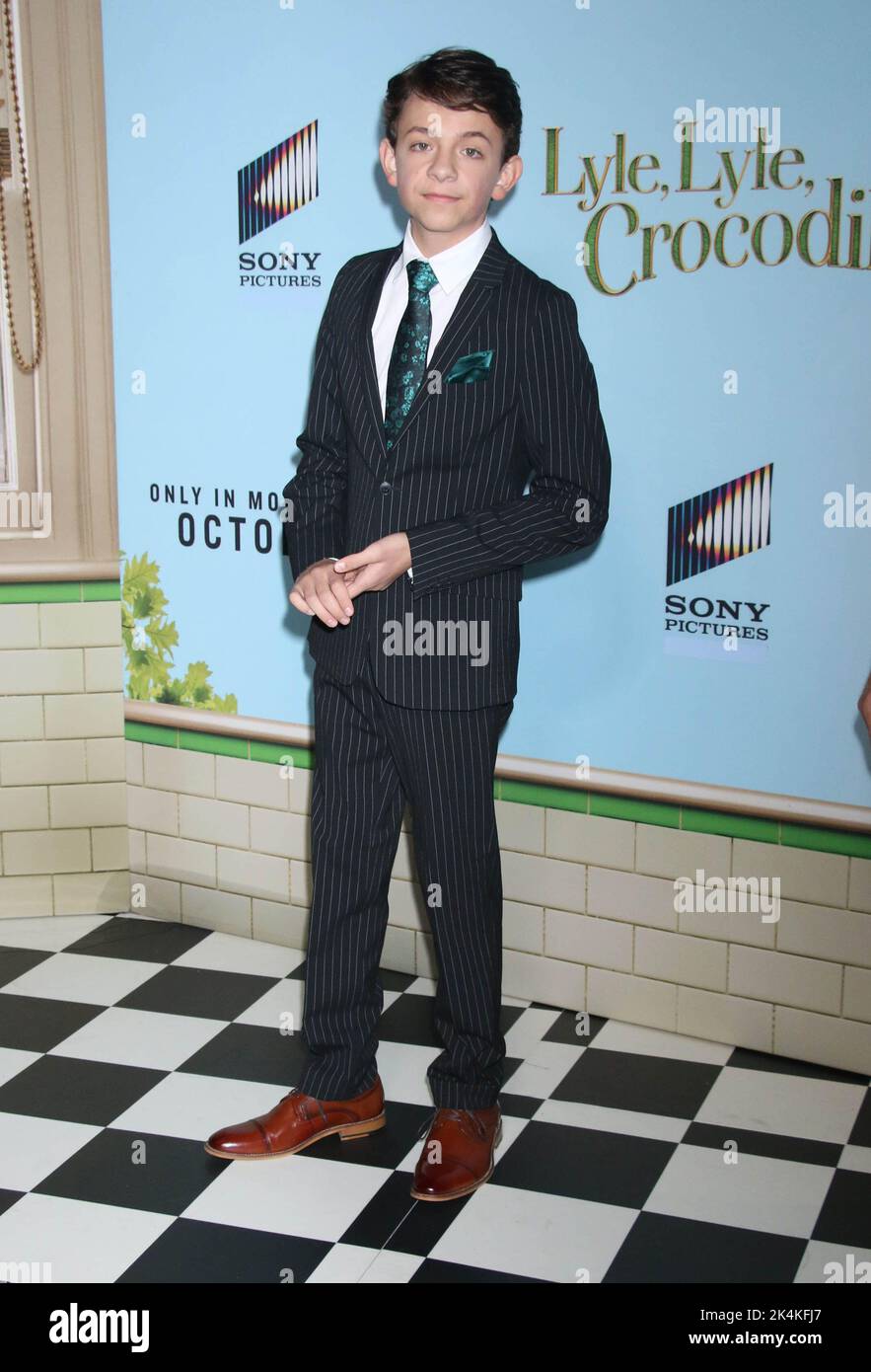 New York Premiere Of ‘Lyle, Lyle, Crocodile’ -PICTURED: Winslow Fegley ...
