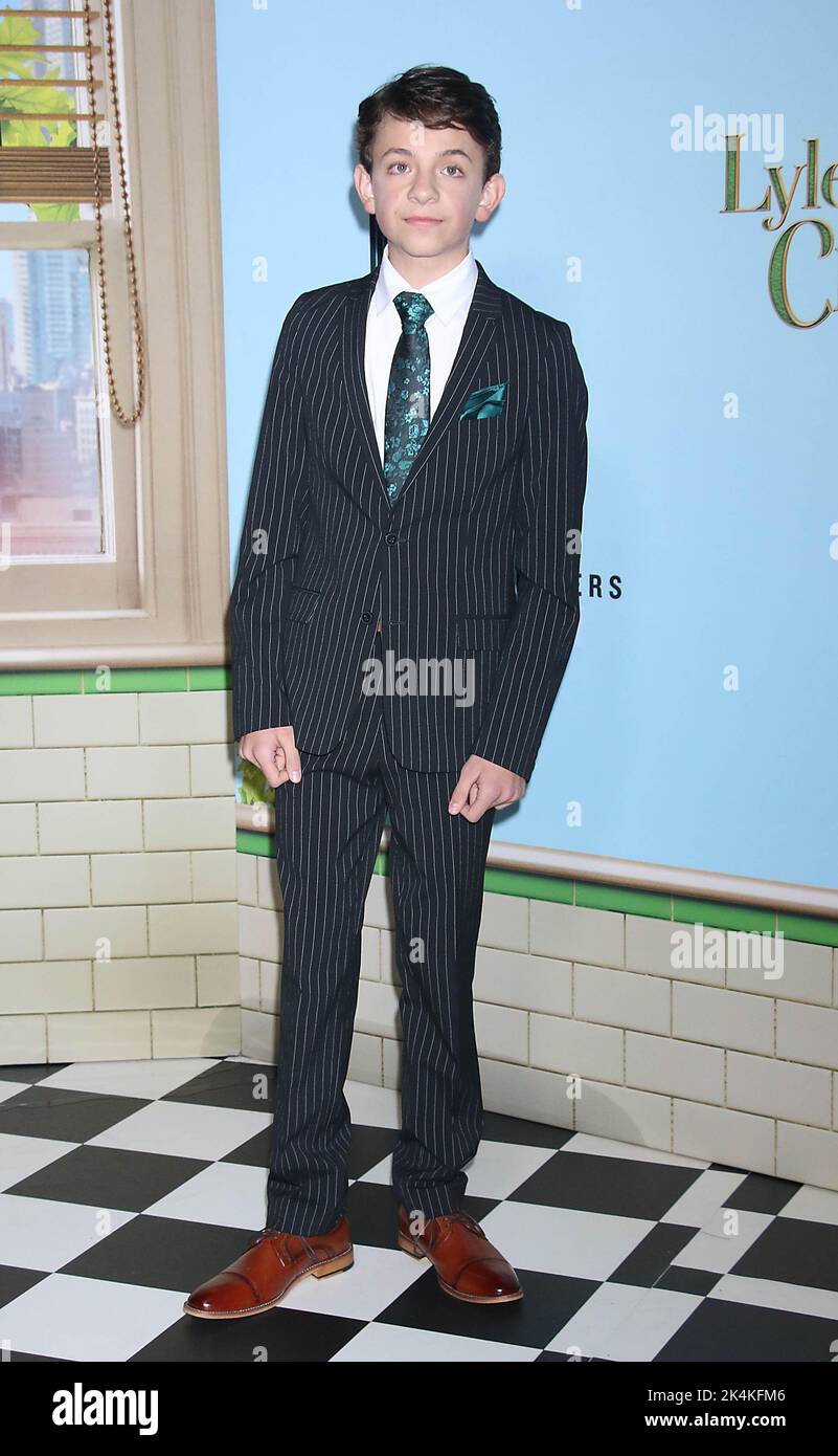 New York Premiere Of ‘Lyle, Lyle, Crocodile’ -PICTURED: Winslow Fegley ...