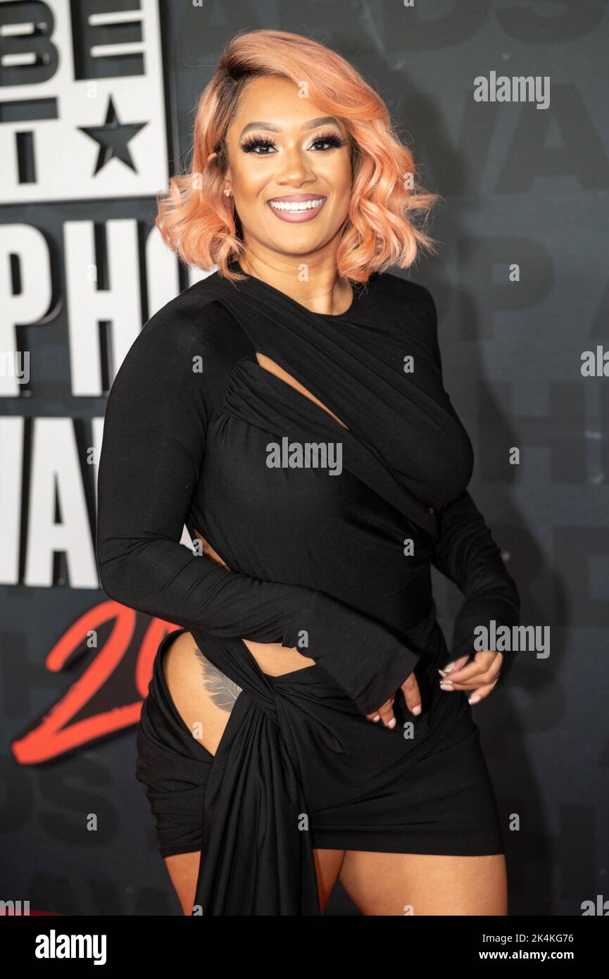 Crystal Renee attends the BET Hip Hop Awards 2022 on September 30, 2022 ...