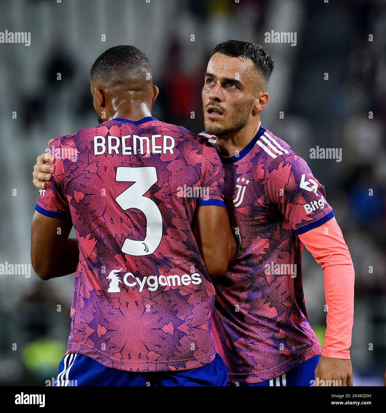 Filip Kostic of Juventus FC celebrates after scoring a goal during the ...