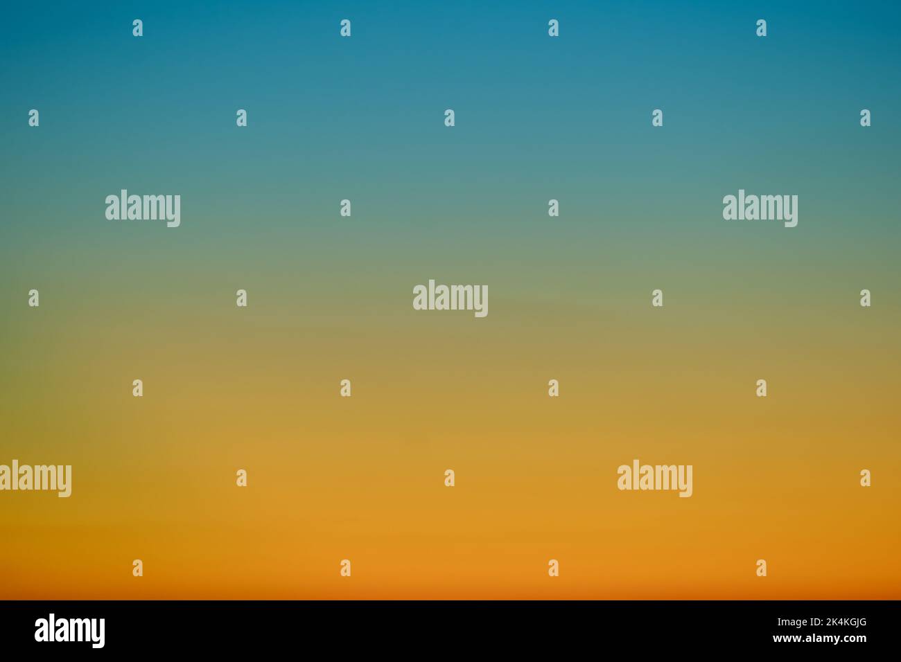 Gradient on the evening sky yellow blue color, beautiful copy space ...