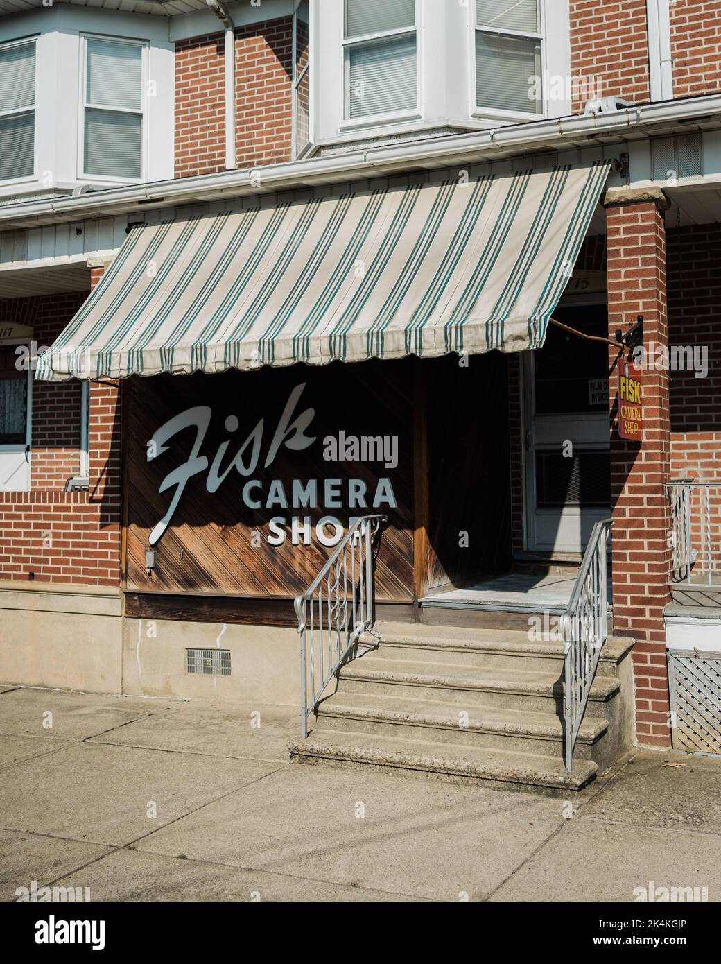 Fisks Camera Shop vintage sign, Easton, Pennsylvania Stock Photo - Alamy