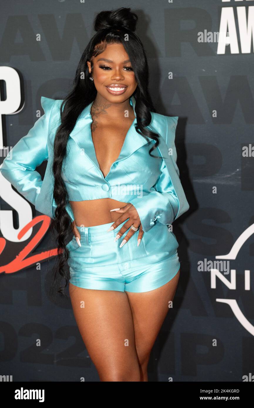 Dreezy attends the BET Hip Hop Awards 2022 on September 30, 2022 in Atlanta, Georgia. (Photo by ...