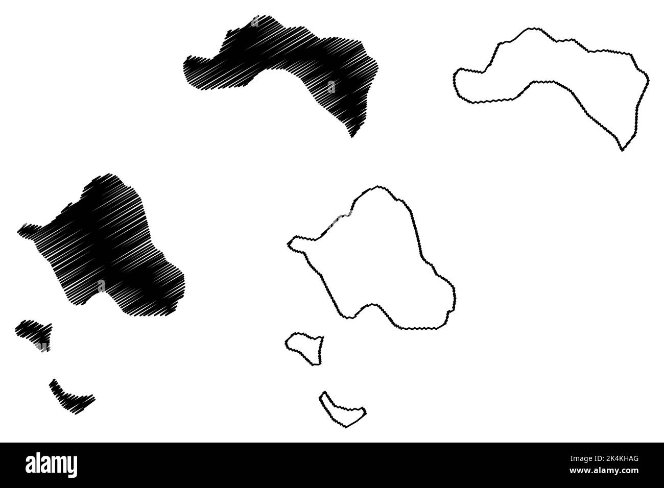 Tanga Islands (New Guinea, Pacific Ocean, Bismarck Archipelago) map ...