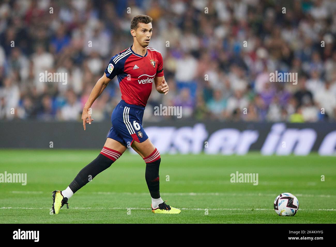 Lucas Torro of CA Osasuna during the La Liga match between Real Madrid ...