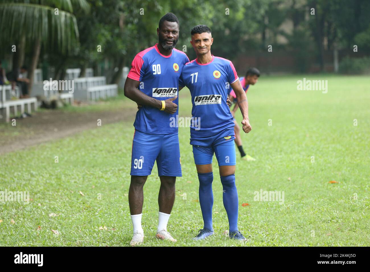 Chottogram Abahani's Nigerian forward Ebimobowei Thankgod, Dhaka ...
