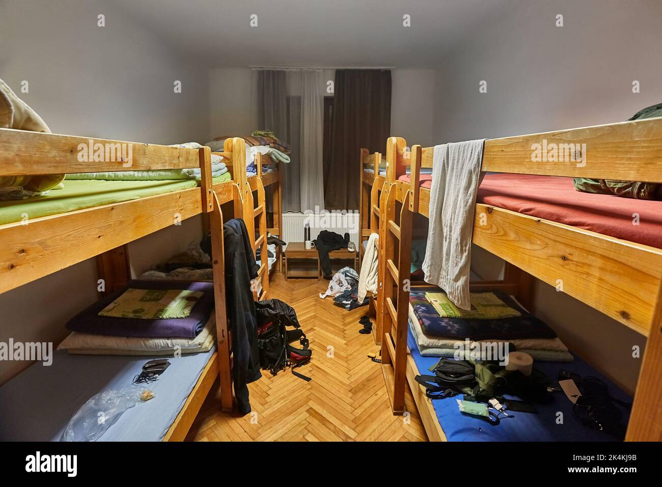 Messy dormitory room Stock Photo - Alamy