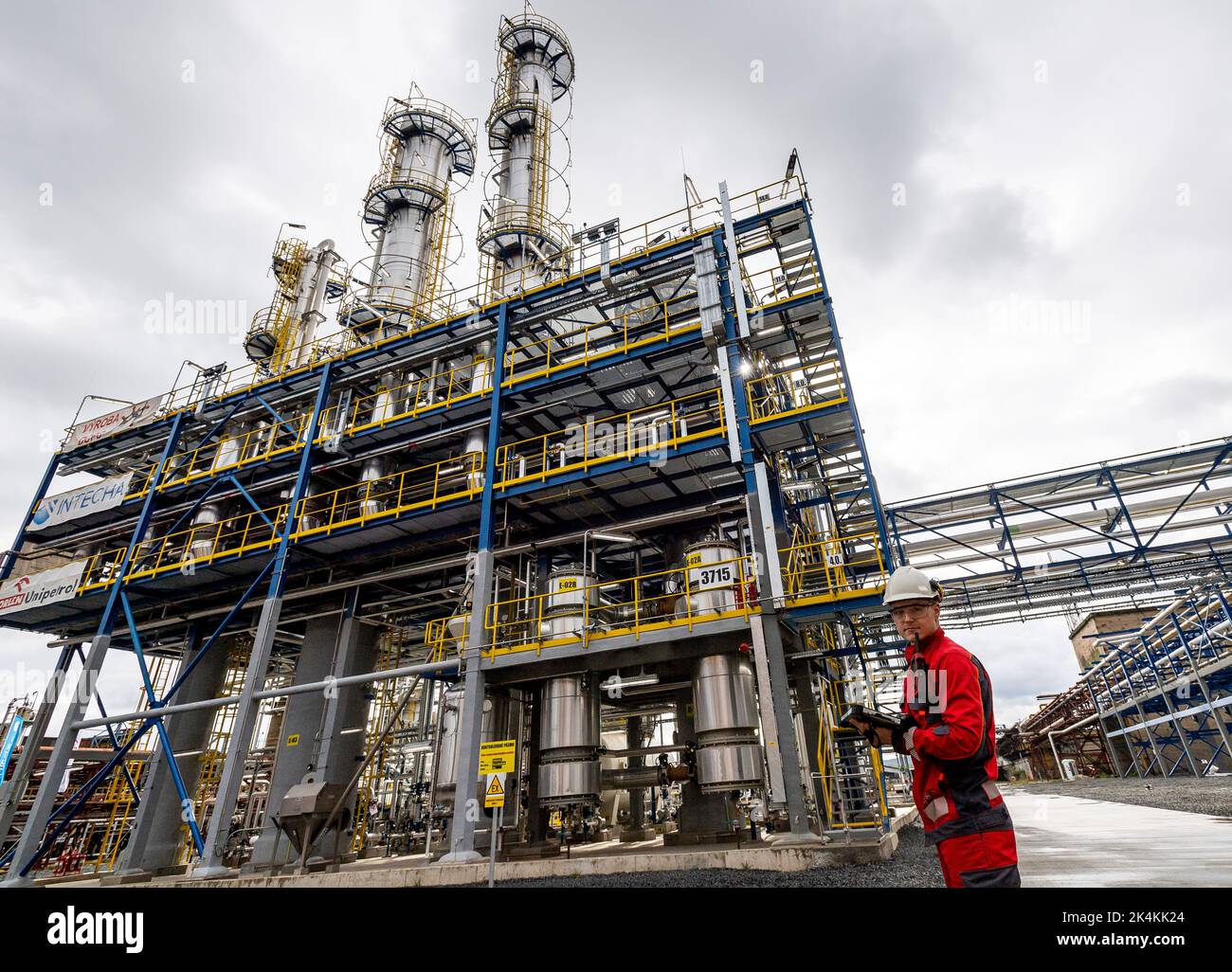 Orlen unipetrol group production plants hi-res stock photography and ...