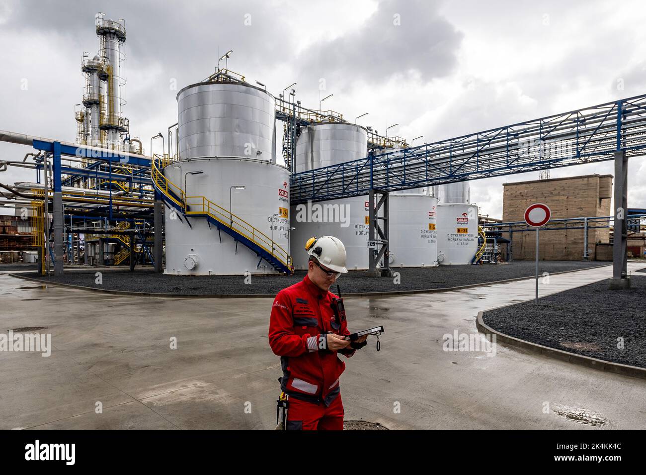 Orlen unipetrol group production plants hi-res stock photography and images - Alamy