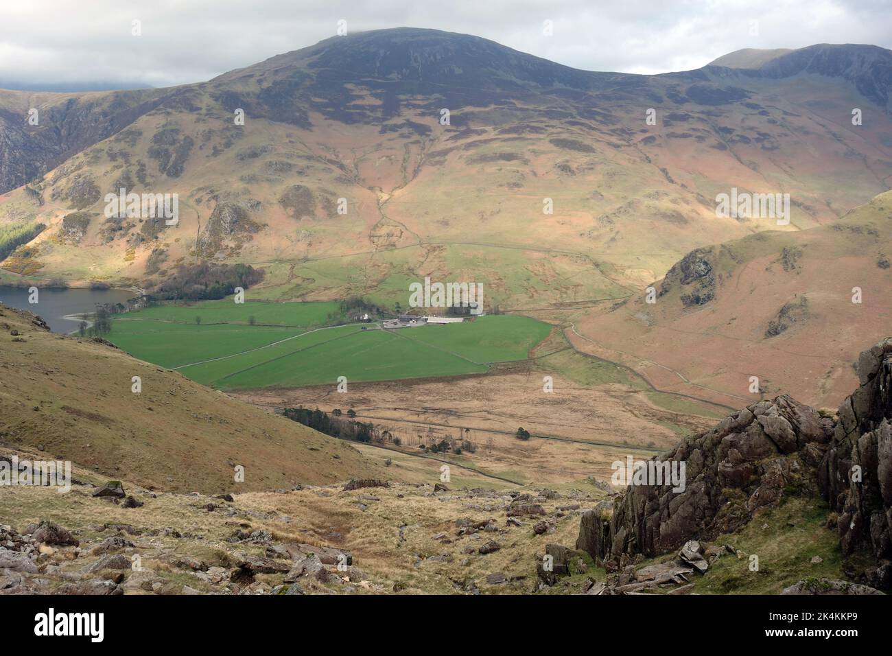 The Wainwright 'Robinson' & Gatesgarth Farm in Buttermere from the ...