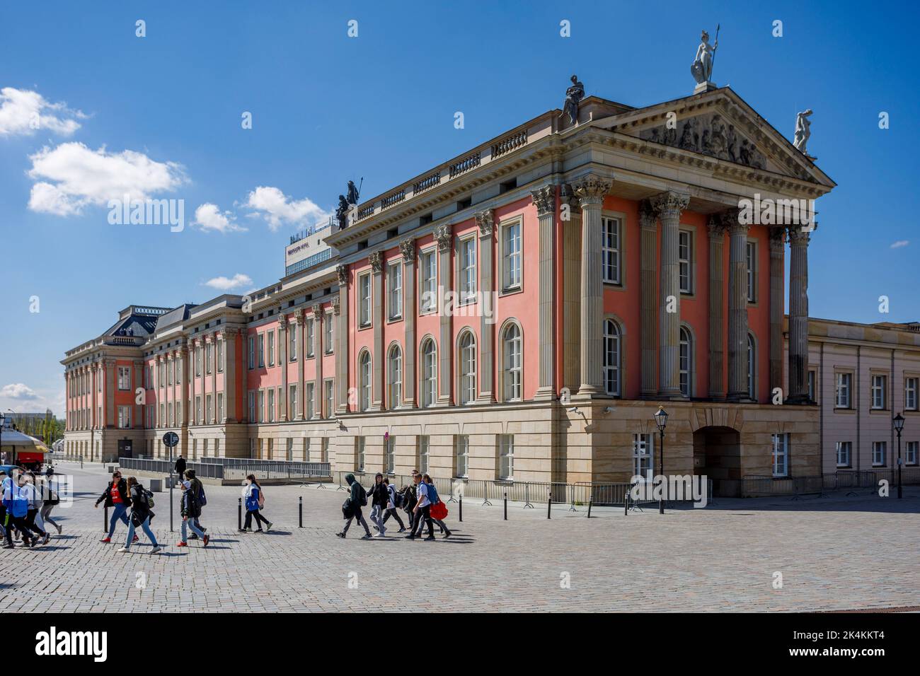 Potsdam City Palace and Brandenburg State Parliament, Alter Markt Stock ...