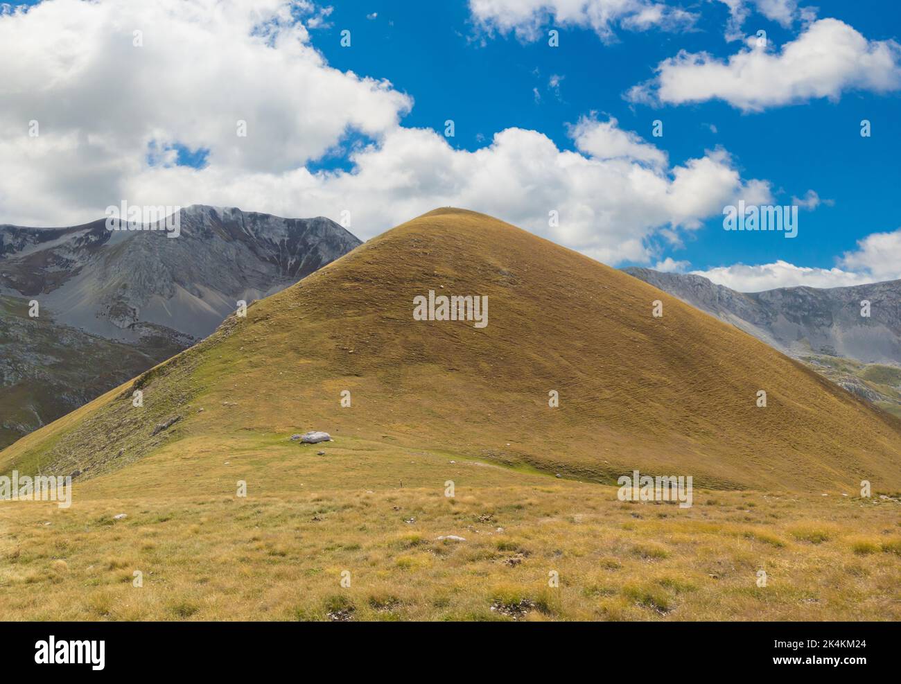 Monte Corvo (Italy) - High peak in the mountain range named Gran Sasso ...