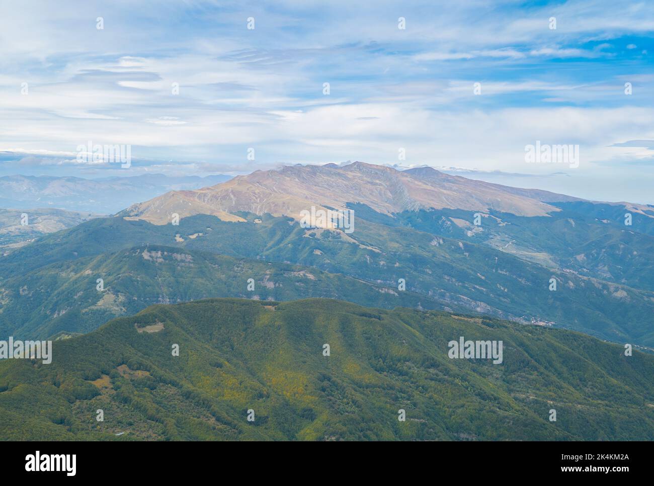 Monte Corvo (Italy) - High peak in the mountain range named Gran Sasso ...