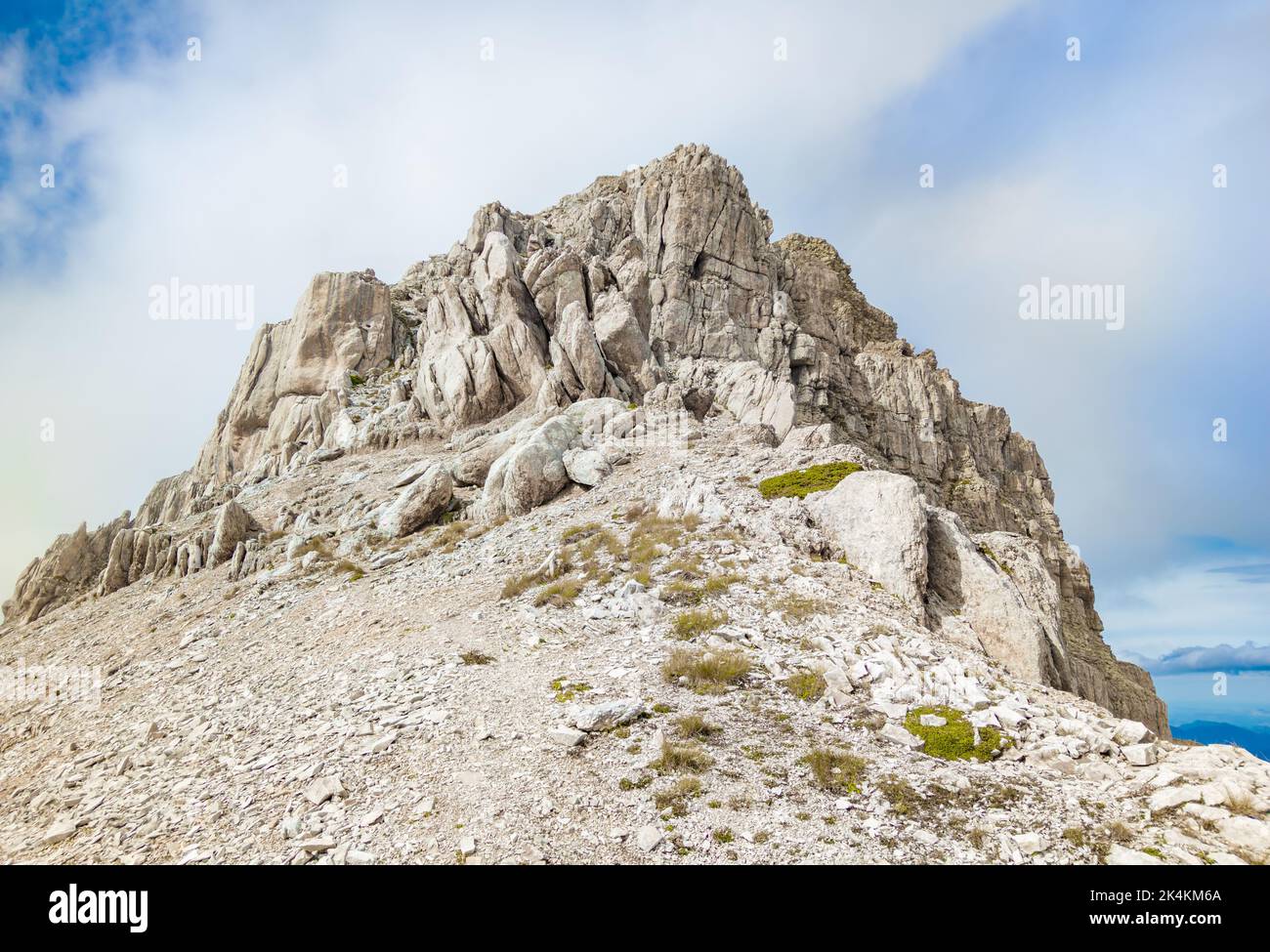 Monte Corvo (Italy) - High peak in the mountain range named Gran Sasso ...