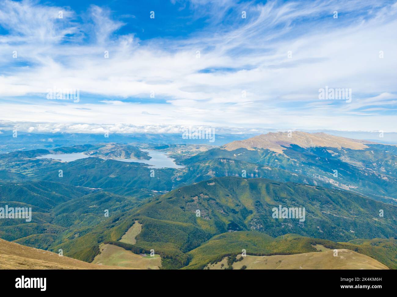 Monte Corvo (Italy) - High peak in the mountain range named Gran Sasso ...