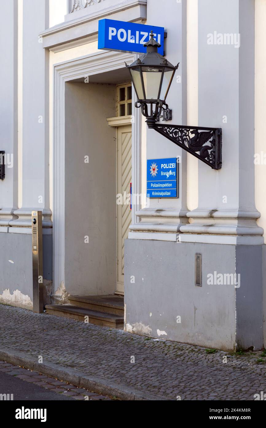 Police station in Potsdam Stock Photo - Alamy