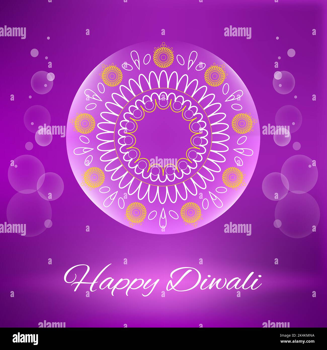Happy diwali lamps diya Stock Vector Images - Alamy