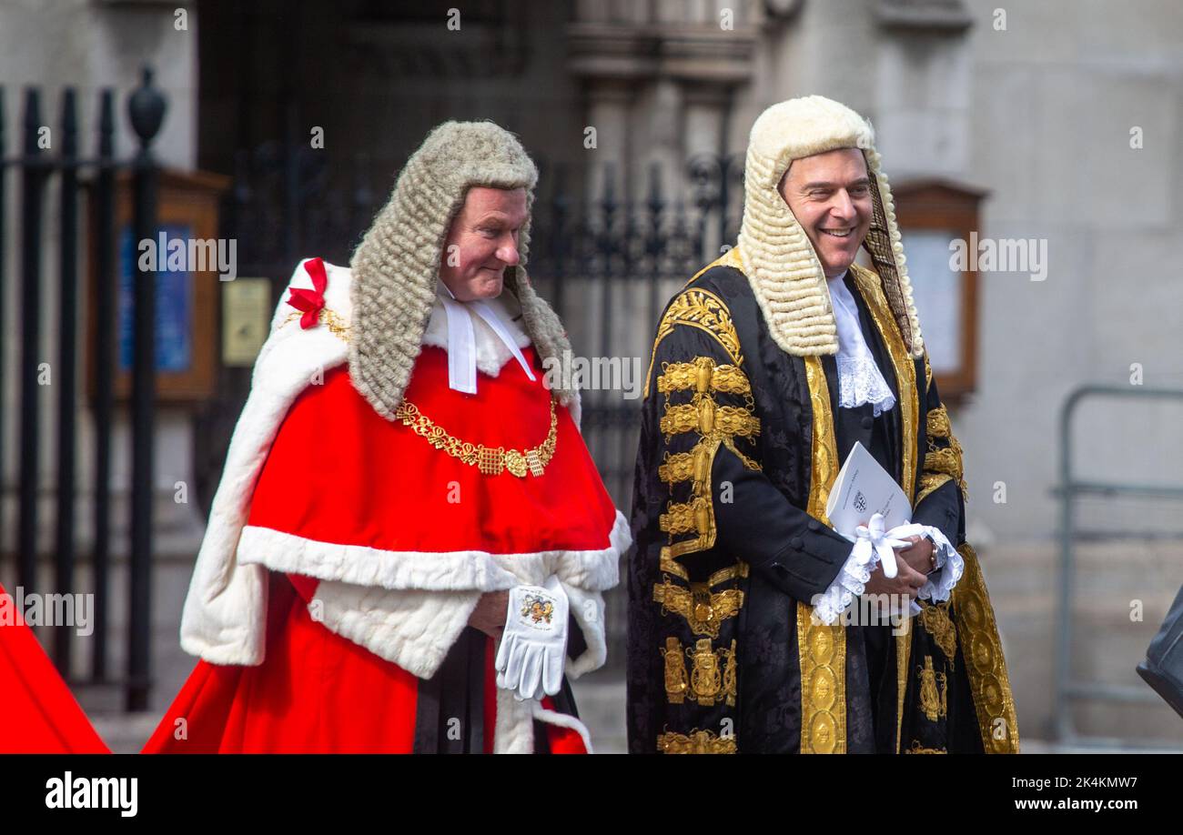 London, England, UK. 3rd Oct, 2022. The Lord Chief Justice IAN BURNETT ...