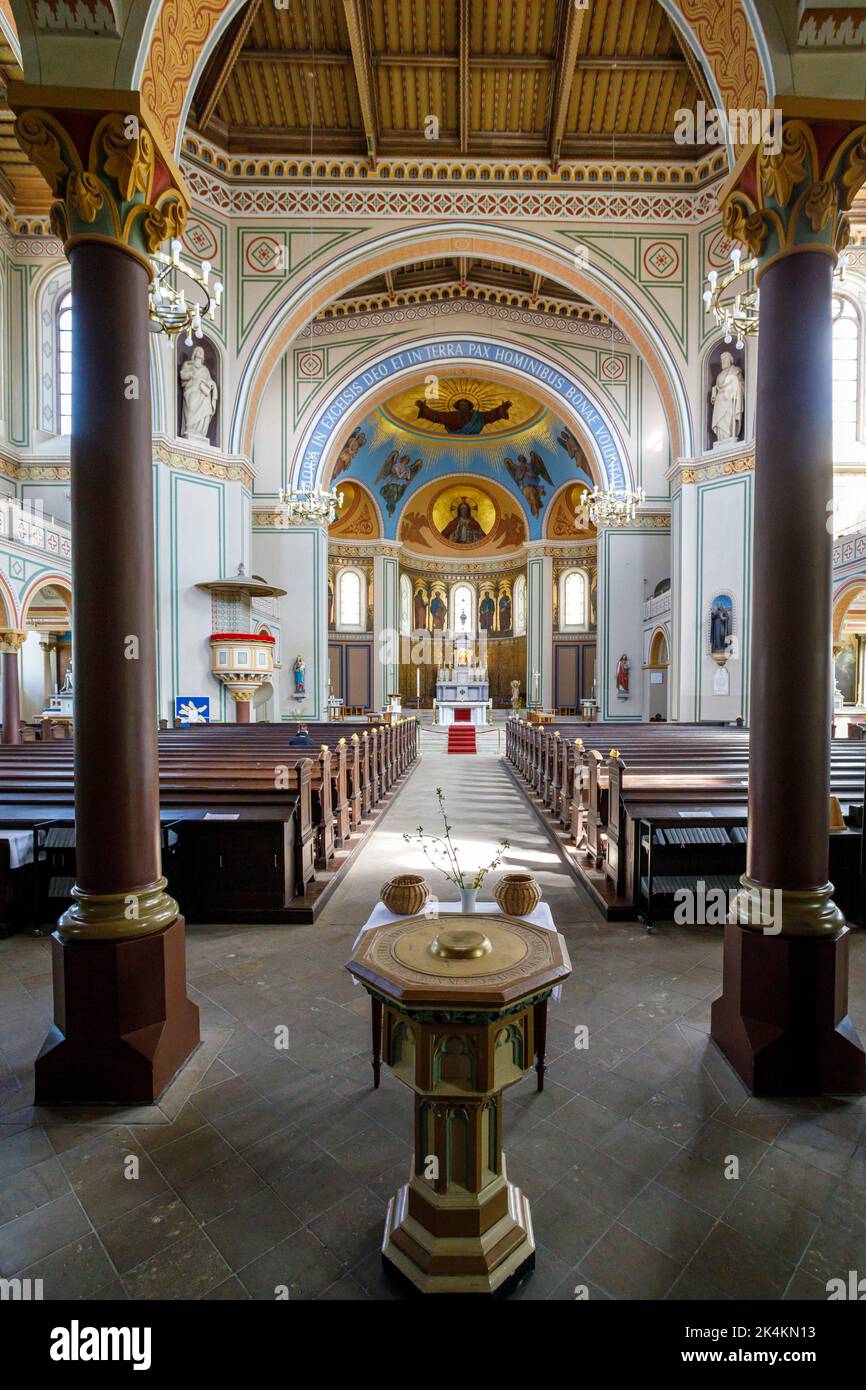 Peter-und-Paul-Kirche am Bassinplatz in Potsdam Stock Photo - Alamy