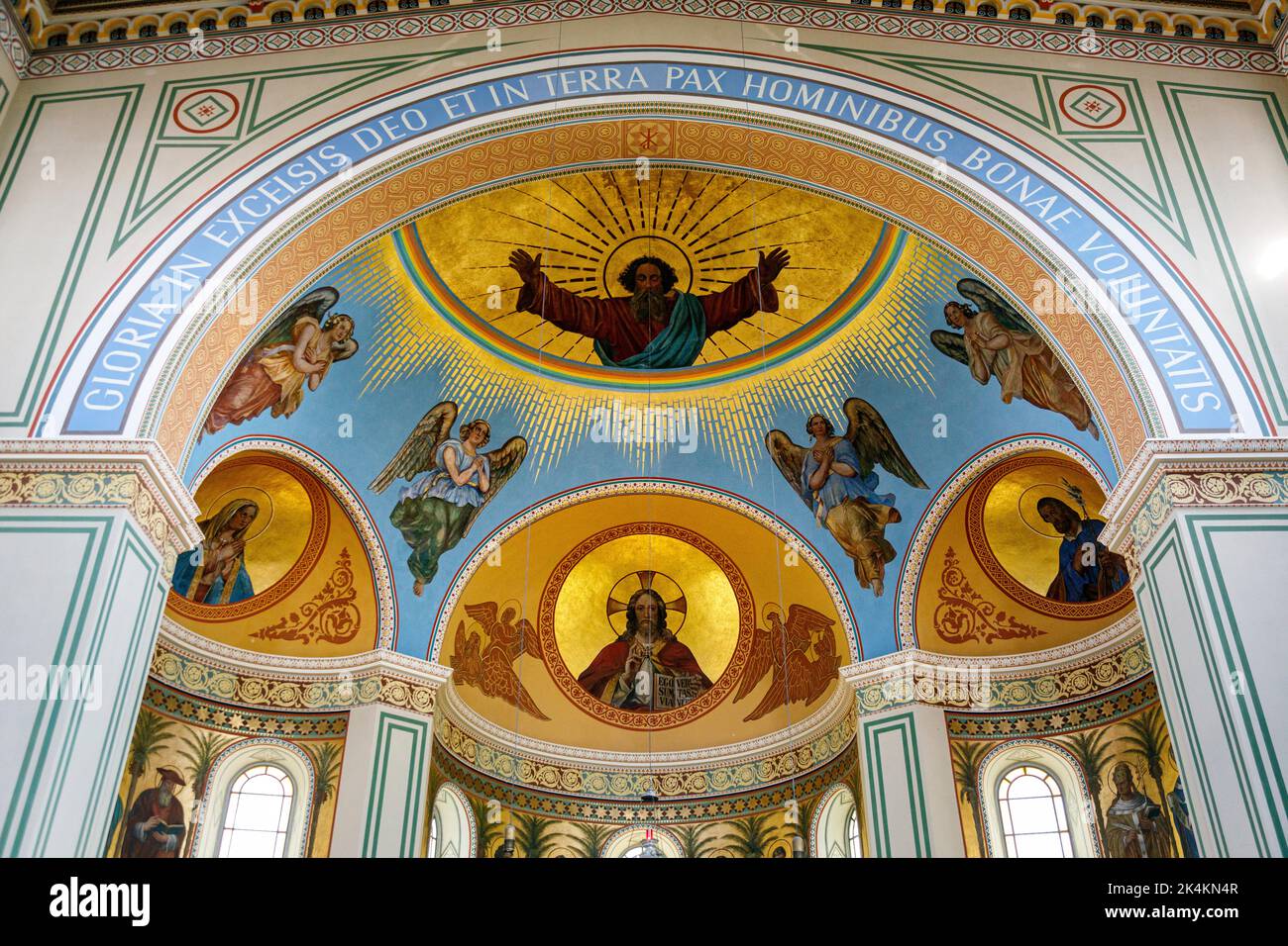 Peter-und-Paul-Kirche am Bassinplatz in Potsdam Stock Photo - Alamy