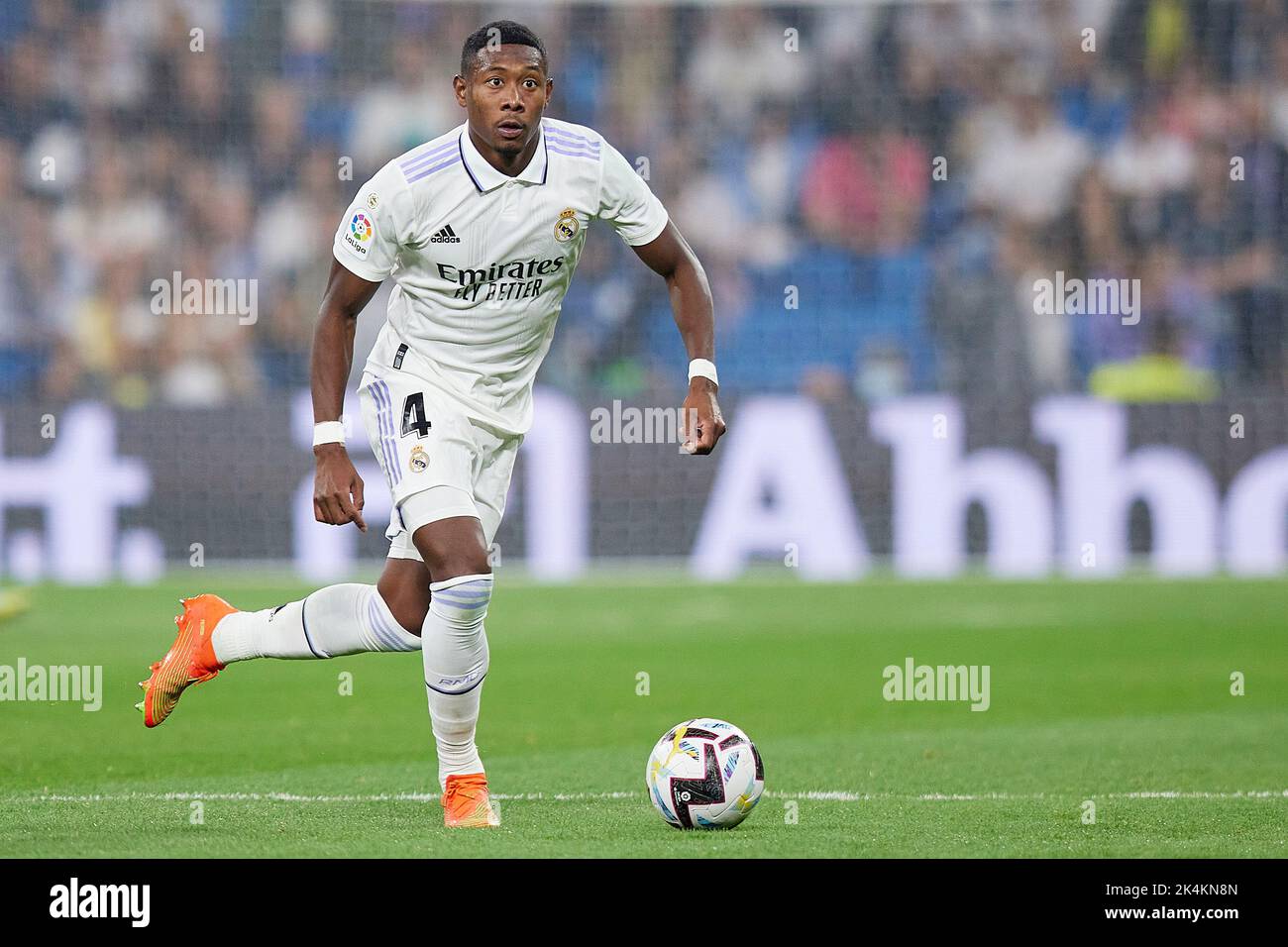 David Alaba of Real Madrid during the La Liga match between Real Madrid ...