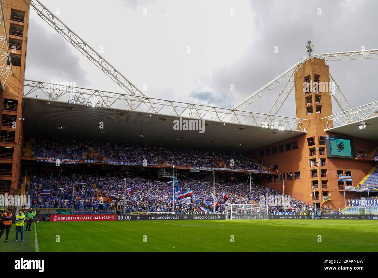 Luigi Ferraris Stadium during the Italian championship Serie A football ...