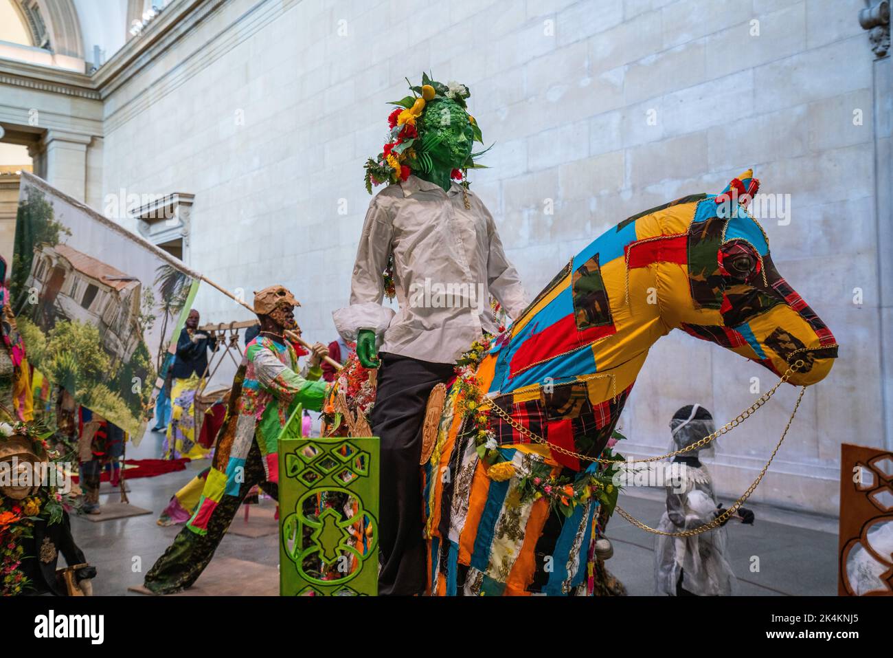 3 October 2022: Hew Locke: The Procession at Tate Britain London Stock ...