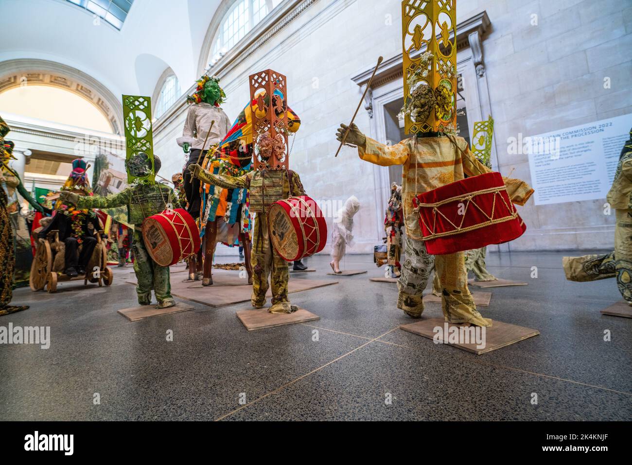 3 October 2022: Hew Locke: The Procession at Tate Britain London Stock ...
