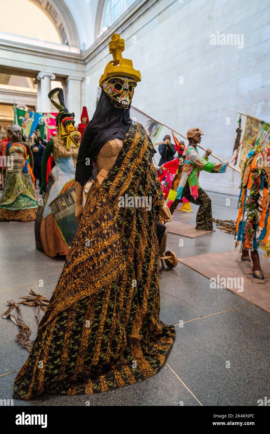 3 October 2022: Hew Locke: The Procession at Tate Britain London Stock ...