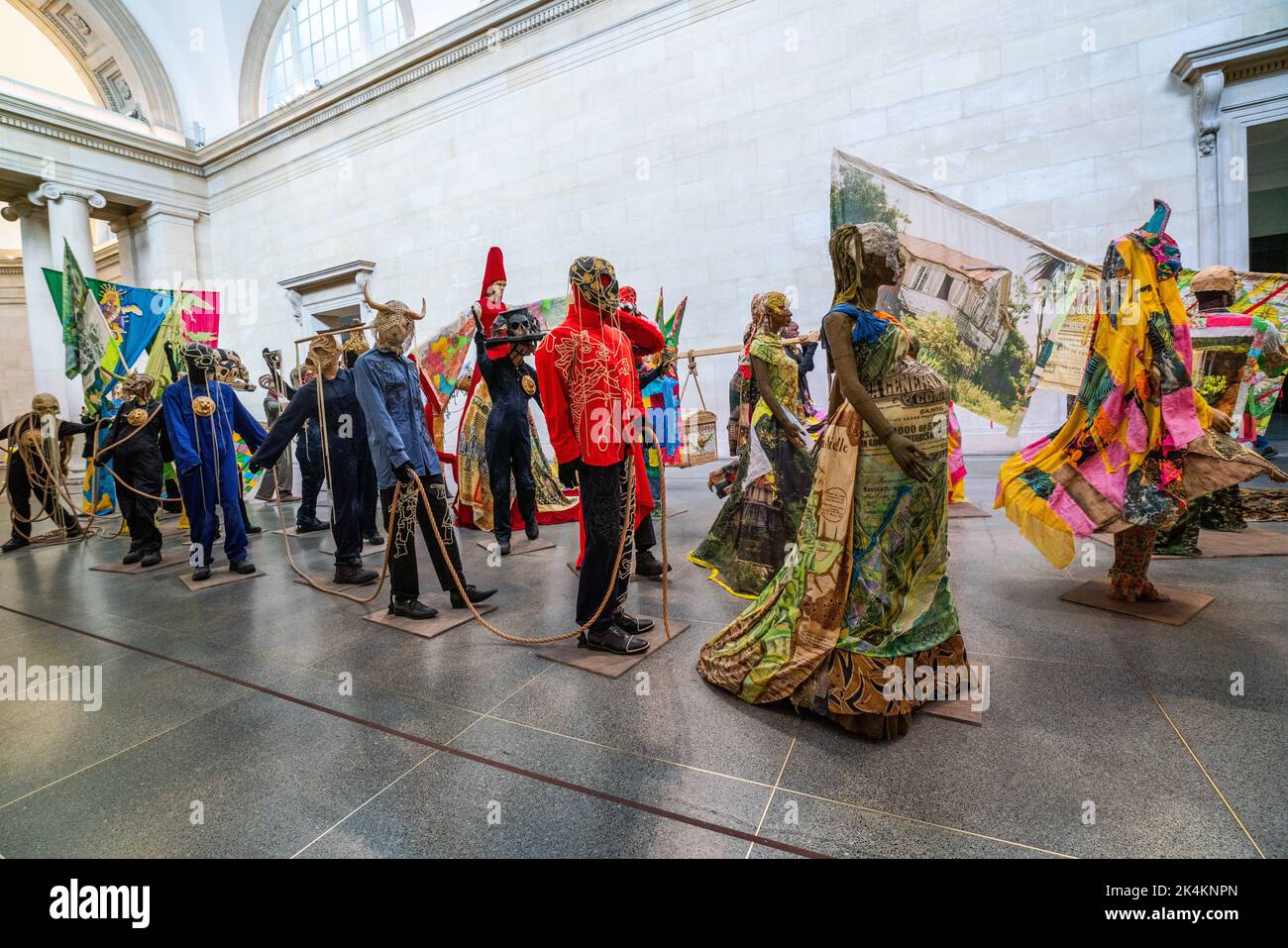 3 October 2022: Hew Locke: The Procession at Tate Britain London Stock ...