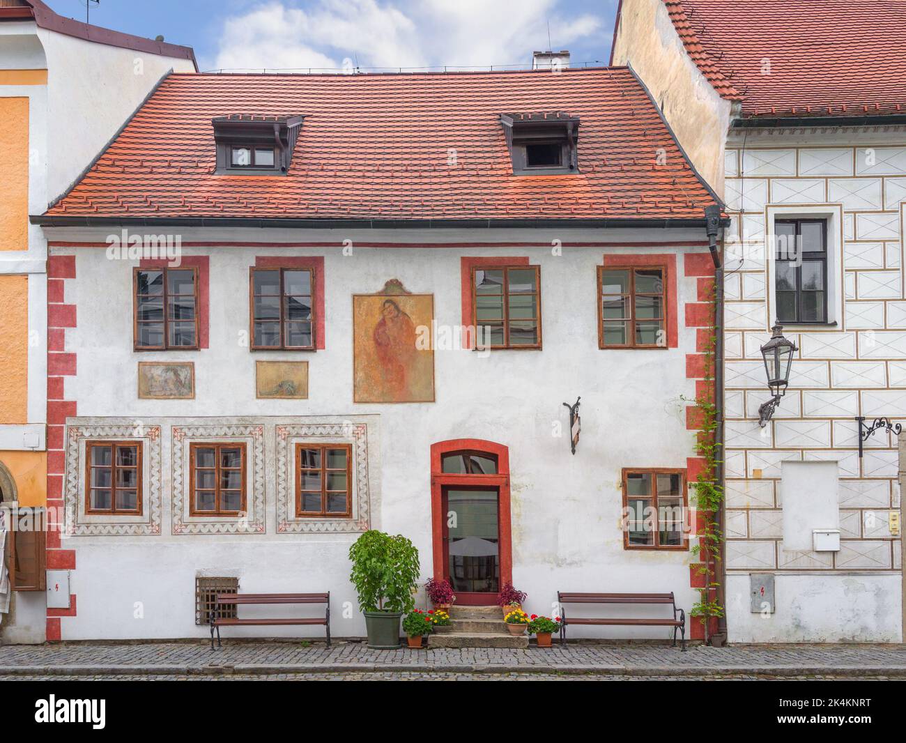 Beautiful house on the Siroka street in the city center. Cesky Krumlov ...