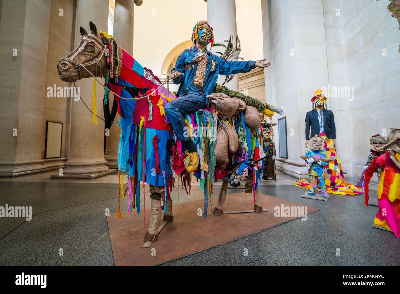 3 October 2022: Hew Locke: The Procession at Tate Britain London Stock ...