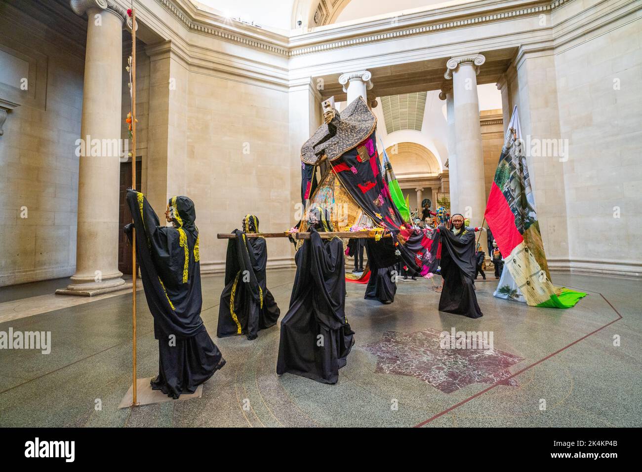 3 October 2022: Hew Locke: The Procession at Tate Britain London Stock ...