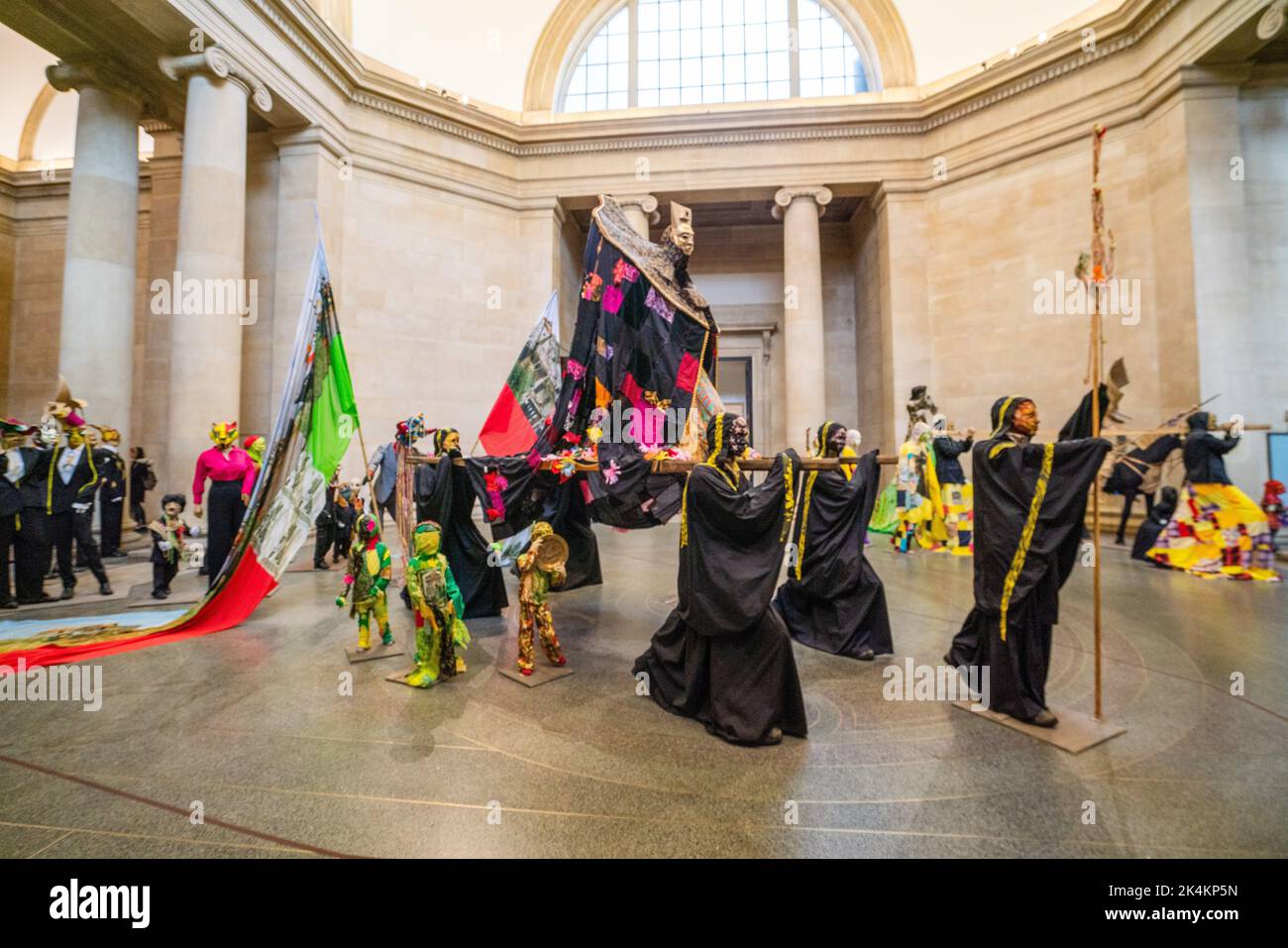 3 October 2022: Hew Locke: The Procession at Tate Britain London Stock ...