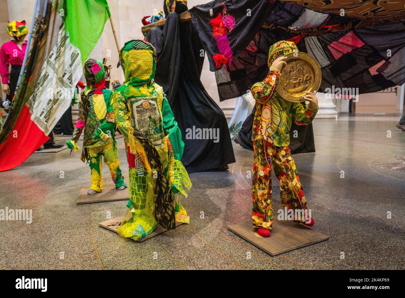 3 October 2022: Hew Locke: The Procession at Tate Britain London Stock ...