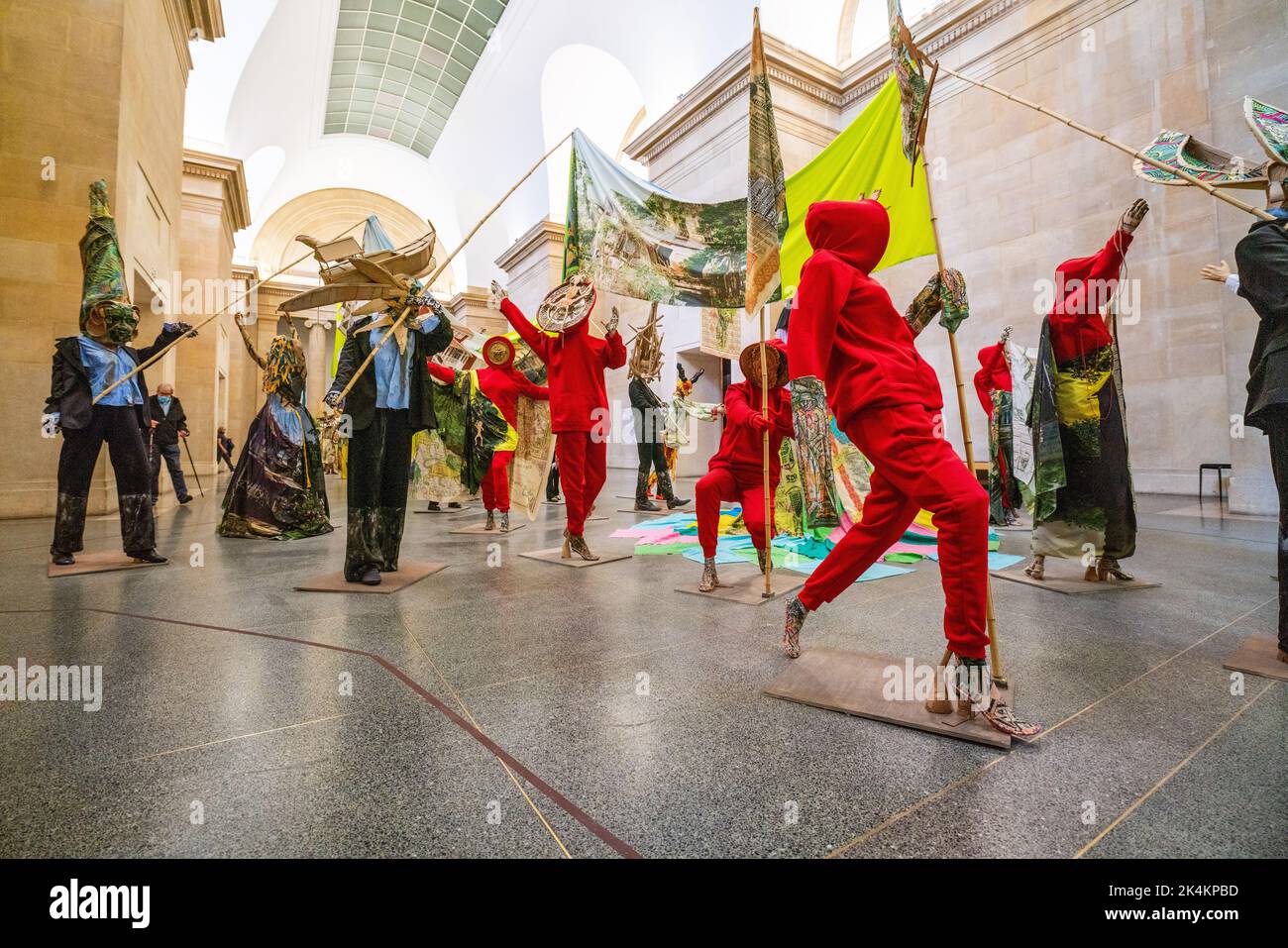 3 October 2022: Hew Locke: The Procession at Tate Britain London Stock ...