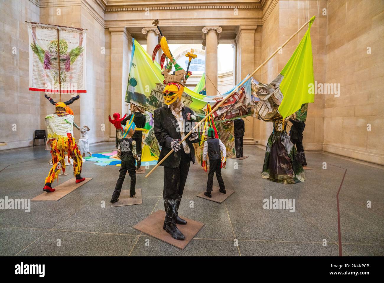 3 October 2022: Hew Locke: The Procession at Tate Britain London Stock ...