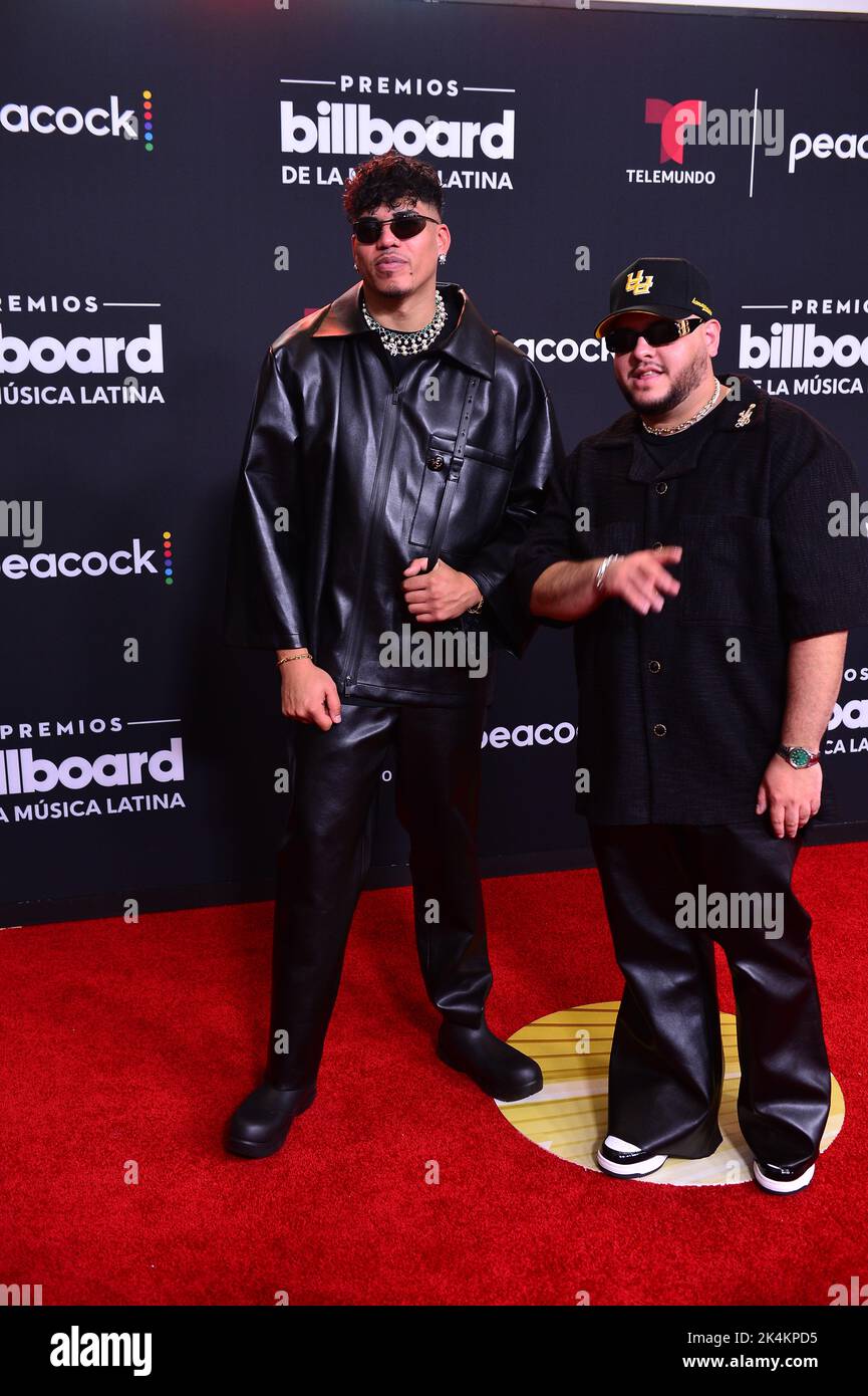 CORAL GABLES, FLORIDA - SEPTEMBER 29: Freddy Montalvo Jr. and José Cruz ...