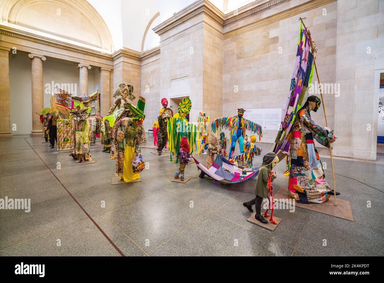 3 October 2022: Hew Locke: The Procession at Tate Britain London Stock ...