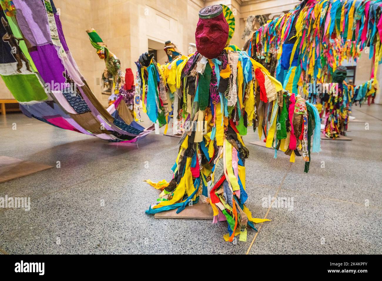 3 October 2022: Hew Locke: The Procession at Tate Britain London Stock ...