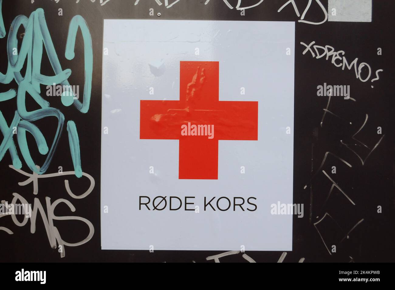 Kastrup/Copenahgen /Denmark/02 October 2022/ Danish red cross doantion ...
