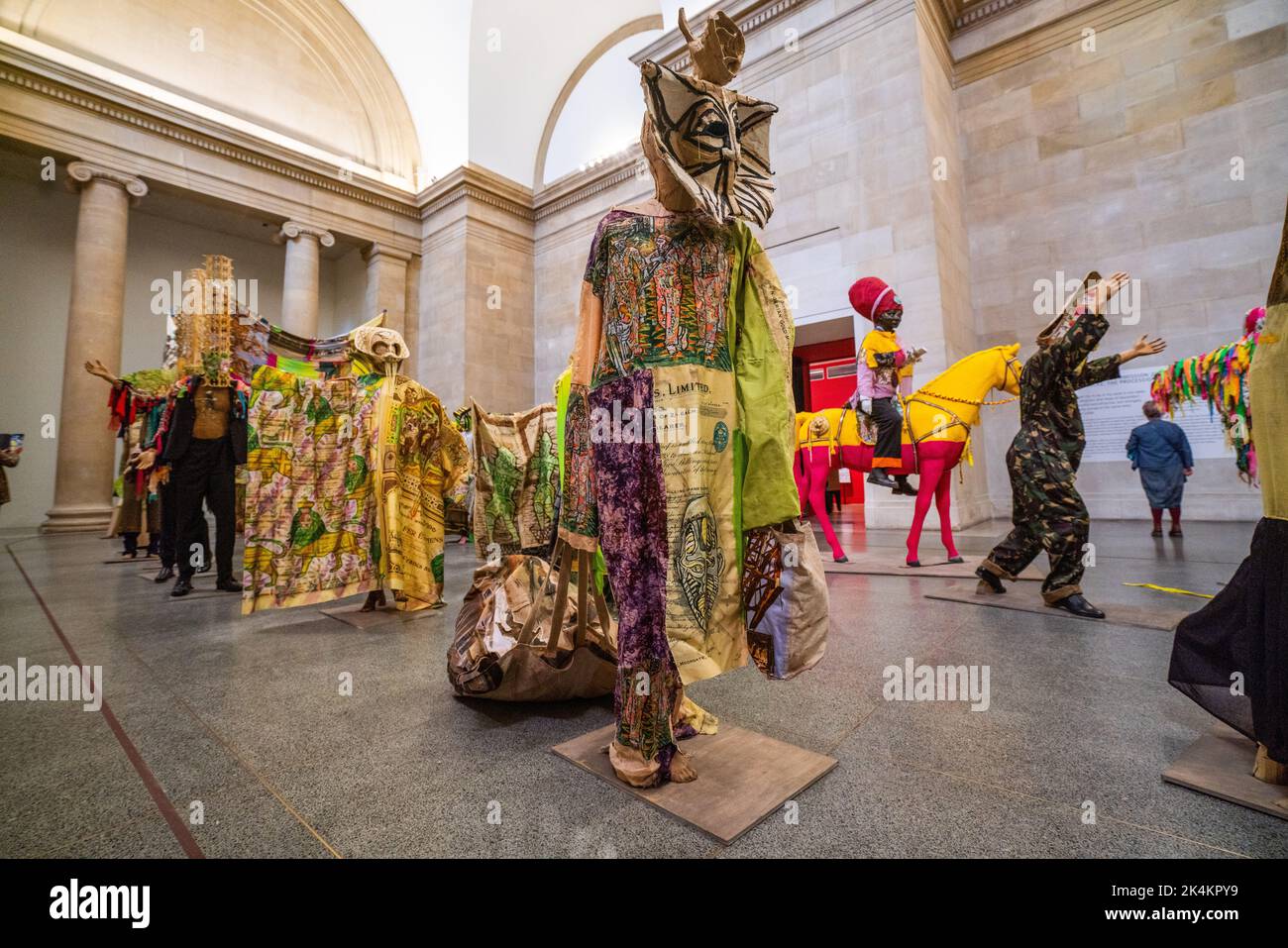 3 October 2022: Hew Locke: The Procession at Tate Britain London Stock ...