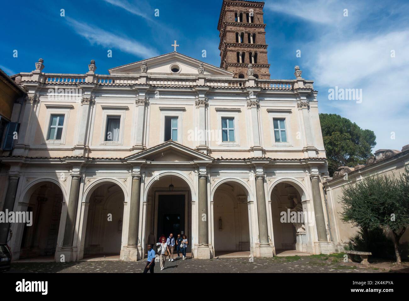 Rome, Italy - Basilica dei Santi Bonifacio Alessio, on the Aventine ...