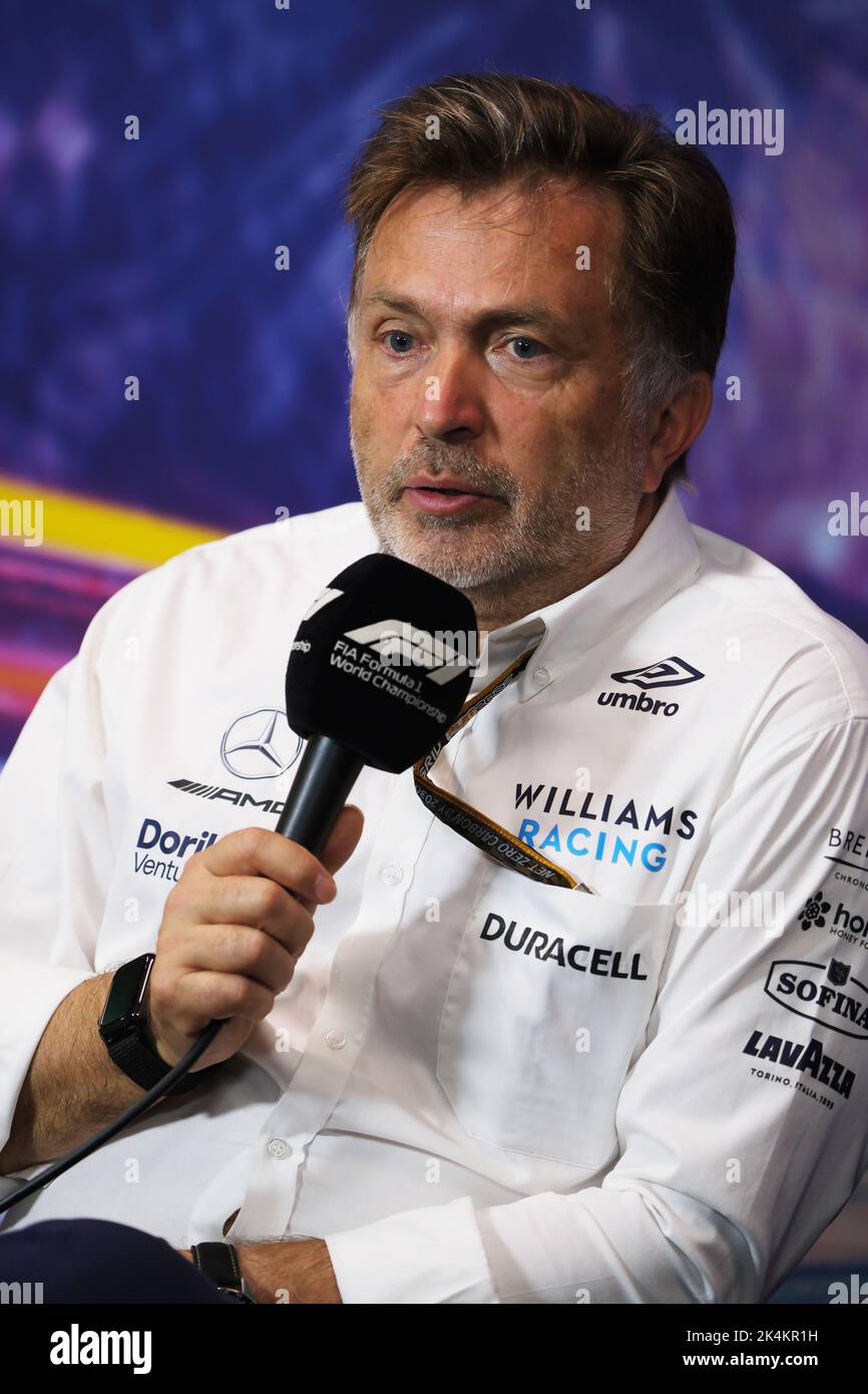 SINGAPORE, Singapore street circuit, 02. OCTOBER 2022: Jost CAPITO ...