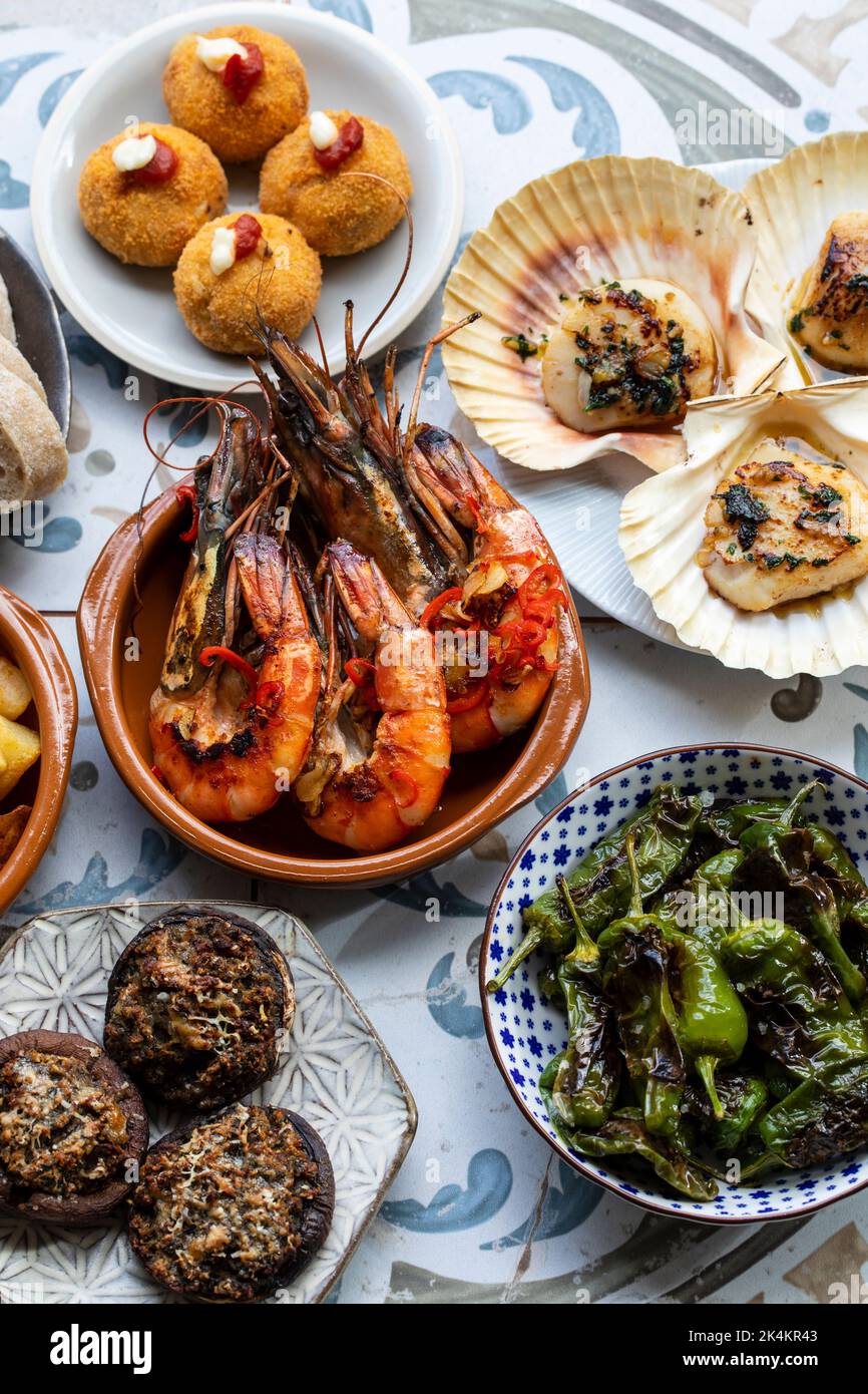 Spanish dish patatas bravas hi-res stock photography and images - Alamy