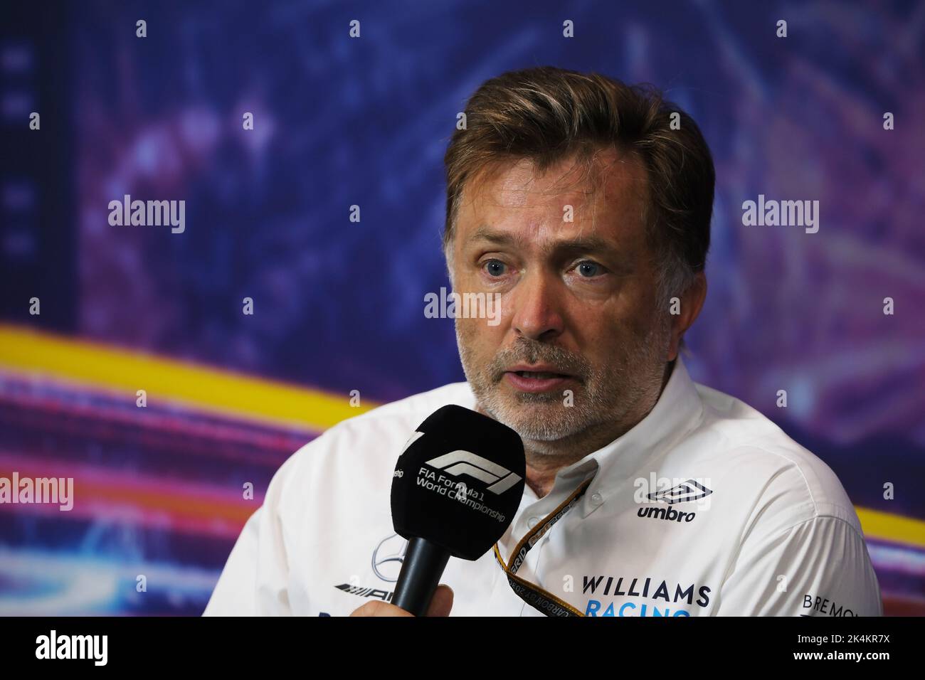 SINGAPORE, Singapore street circuit, 02. OCTOBER 2022: Jost CAPITO ...