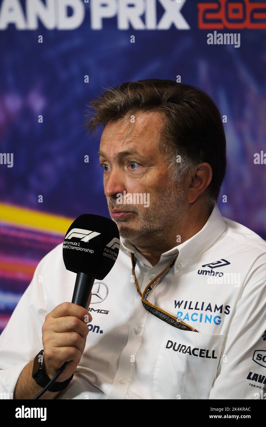 SINGAPORE, Singapore street circuit, 02. OCTOBER 2022: Jost CAPITO ...