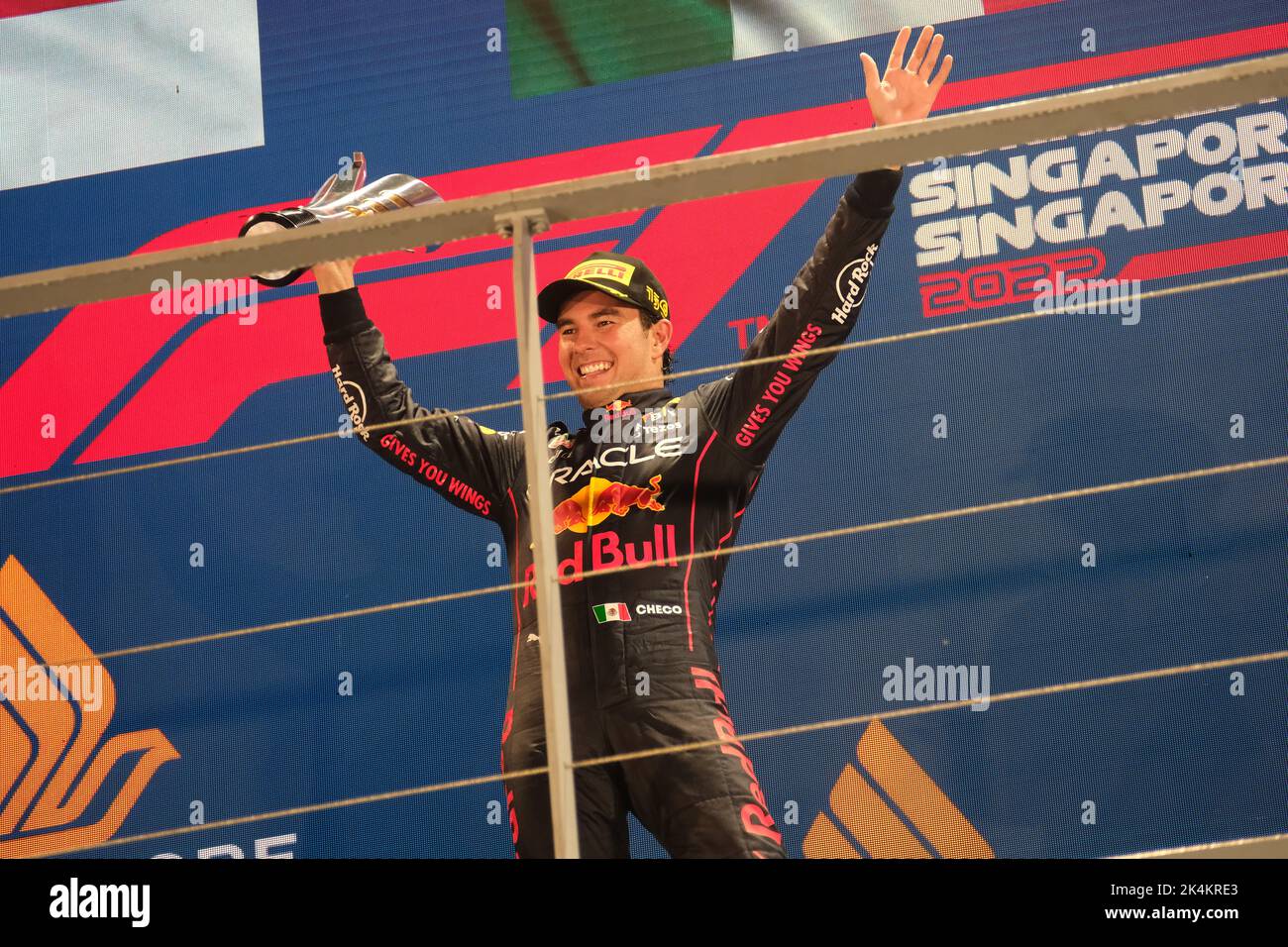 SINGAPORE, Singapore street circuit, 02. OCTOBER 2022: #11. Sergio ...