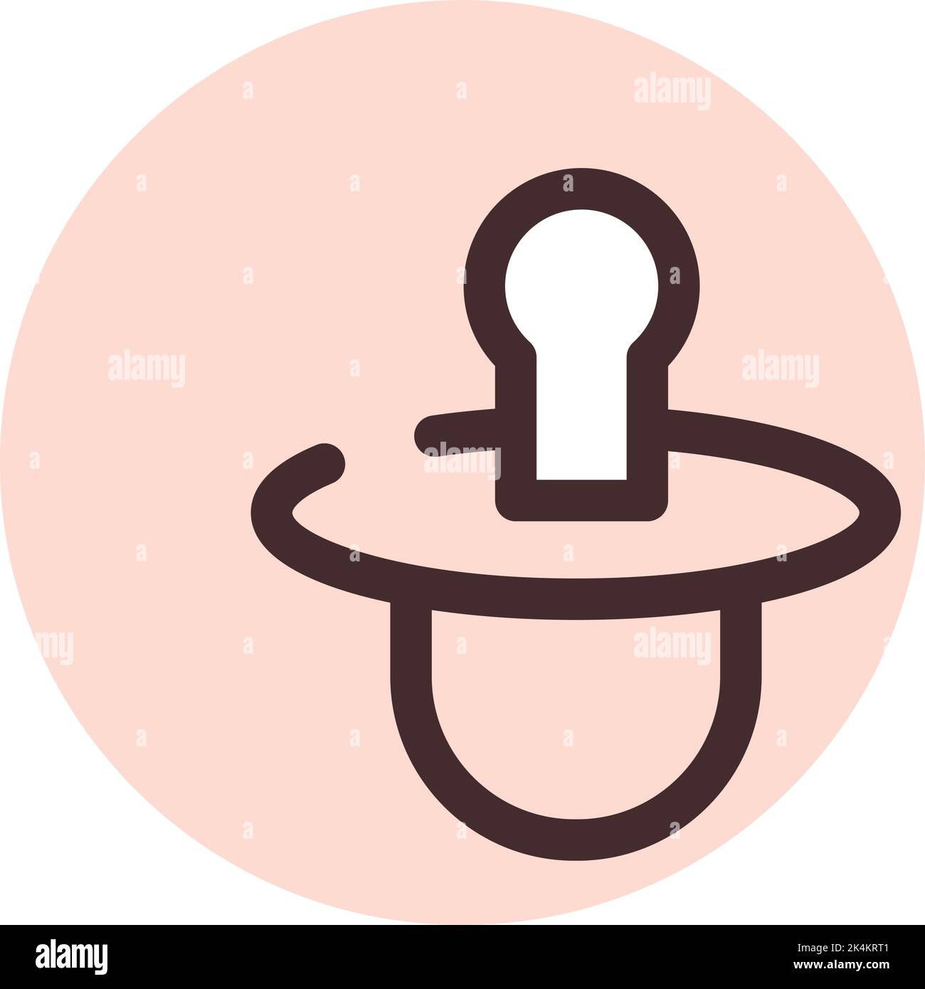 Baby design pacifier icon blue hi-res stock photography and images - Alamy